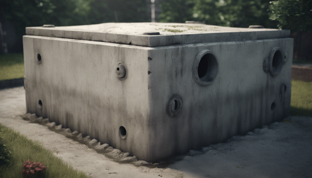 Tout savoir sur les fosses septiques en béton